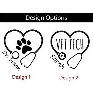 Personalized Veterinarian Laser Engraved 20 oz Tumbler with Straw, Vet Tech, Vet Gift, Vet Tech Gift, Vet Assistant