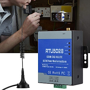 RTU5028 GSM Power Voltage Status Monitoring Alarm, Connection Remote Controling, Power Failure/Recover Alert 100-240V(US)