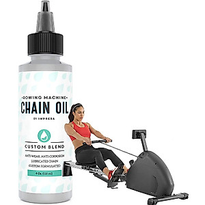Impresa Rowing Machine Chain Oil Compatible with Concept 2, 4 Oz, Premium Custom-Formulation for Exercise Rower Chains, Compatible with Model D and Other Major Brands, Made in USA
