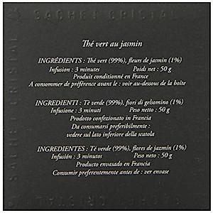 Dammann Freres Sachets, Vert Au Jasmin Tea Bags, Premium Gourmet French Jasmine Green Tea, 25 Count (Single Pack)