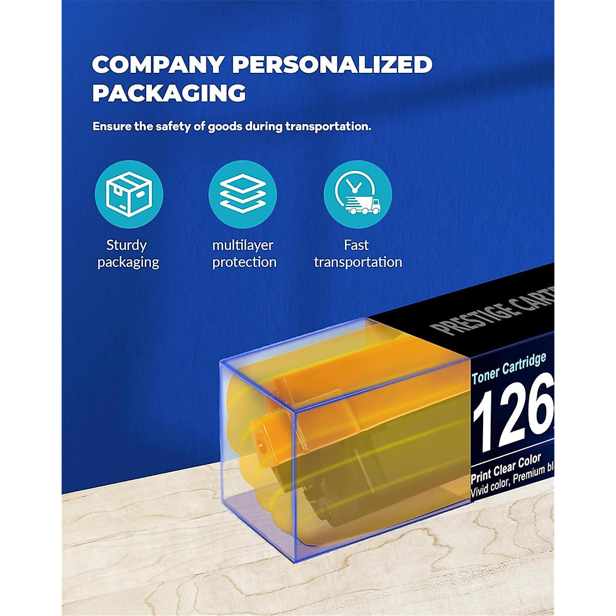 126A Toner Cartridges 4-Pack Replacement for HP 126A CE310A CE311A CE312A CE313A Toner Laserjet Pro CP1025 CP1025nw,Pro 100 Color MFP M175nw M275 M275NW Printer Ink (Black, Cyan, Magenta, Yellow)