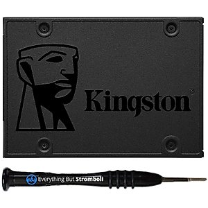 Kingston SSD A400 480GB 2.5" SATA 3.0 Internal Solid-State Drive for PC (SA400S37/480G) Bundle with (1) Everything But Stromboli Magnetic Screwdriver