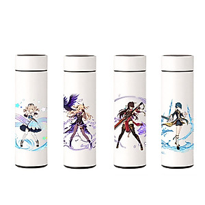 Xingqiu Barbara Thermos Cup Genshin Impact Insulated Beverage Bottle Campus Style Students Sports Water Bottles