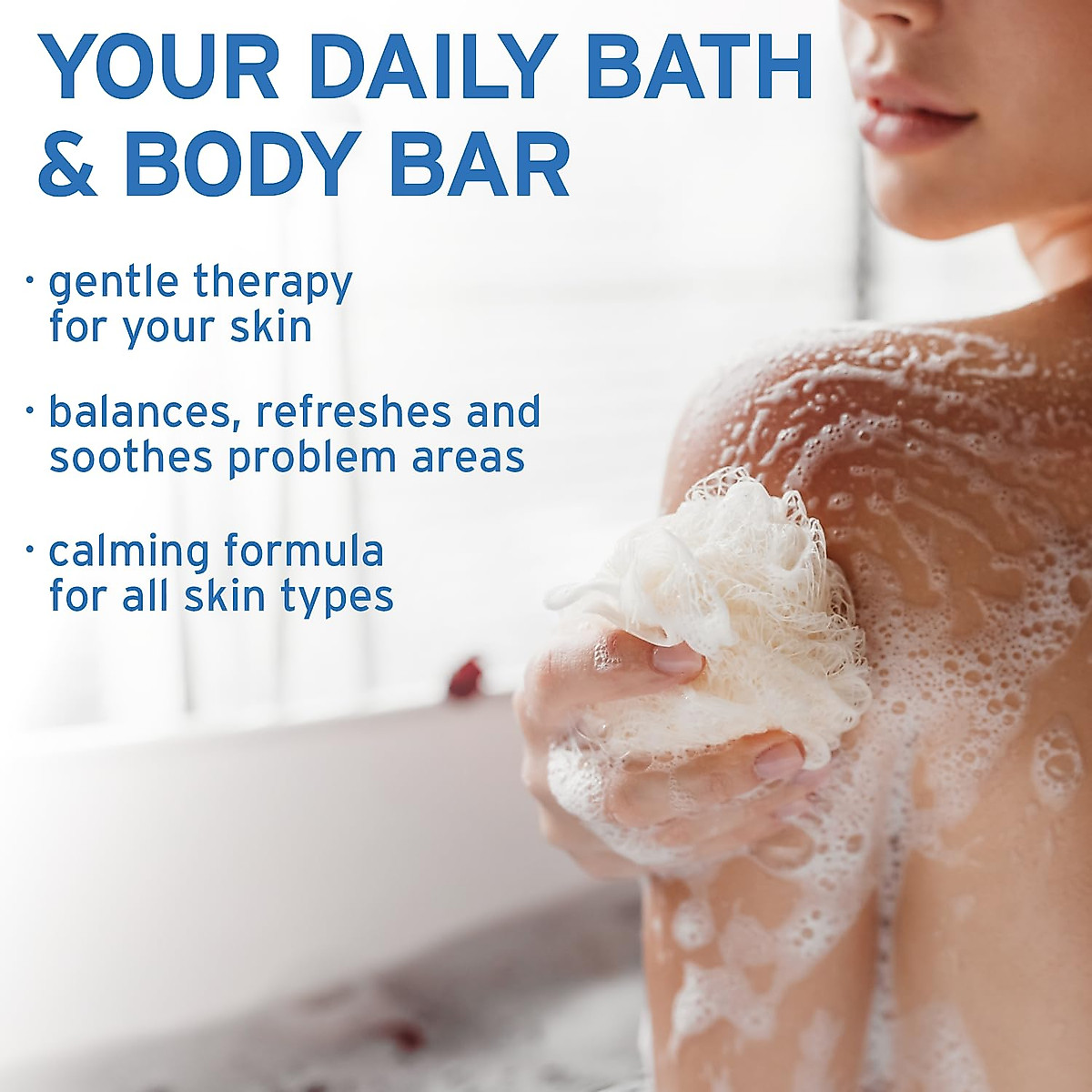 LIFE-FLO Magnesium Bar Soap, Moisturizing Body and Hand Soap with Magnesium Chloride from the Zechstein Seabed Plus Avocado and Organic Coconut Oil, Soothing and Balancing, 60-Day Guarantee, 4.3oz