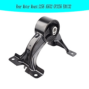 Engine Motor Mount & Trans Mount Compatible with 2011-2019 Dodge Journey 3.6L FWD 2011-2014 Dodge Avenger Chrysler 200 3.6L Replacement for 3274 3167 3256 3246 A5551 A5443 A5632 A5543