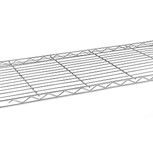 Whitmor Supreme Wide Stacking Shelf - Heavy Duty - Adjustable - Chrome
