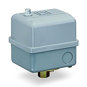 Telemecanique Sensors 9013GHG2J30 Pressure Switch, 200/250 psi Sensor, NEMA 1 Enclosure, 1/4" NPSF, 80-100 psi Points