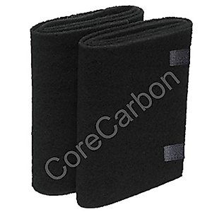 CoreCarbon 2-Pack Exact Fitment Pre-Filter Designed to Fit Honeywell 22500 or TWO HRF-F1 (Labeled "F") With Two Gaskets Air Purifier Round Replacement Filters