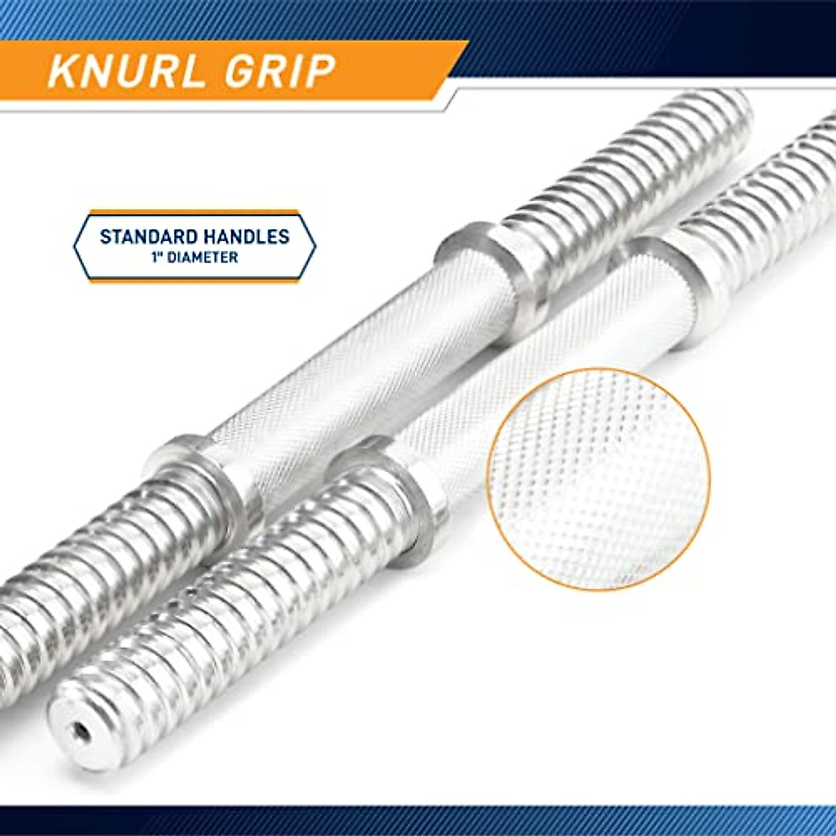 Marcy Adjustable Cast Iron Dumbbell Set with Case, Plates, Handles and Collars ADS-42, Chrome, 40 lb.