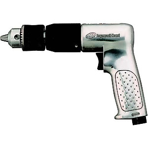 Ingersoll Rand 7803A 1/2" Pistol Grip Air Drill, Keyed Chuck, 500 RPM, 0.5 HP