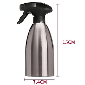 FBITE Olive Oil Sprayer,500ml Oil Sprayer,Oil Mister Spray Bottle for Cooking,Stainless Steel Press Spray,Oil Bottle Spray,Oil Bottle BBQ Supplies