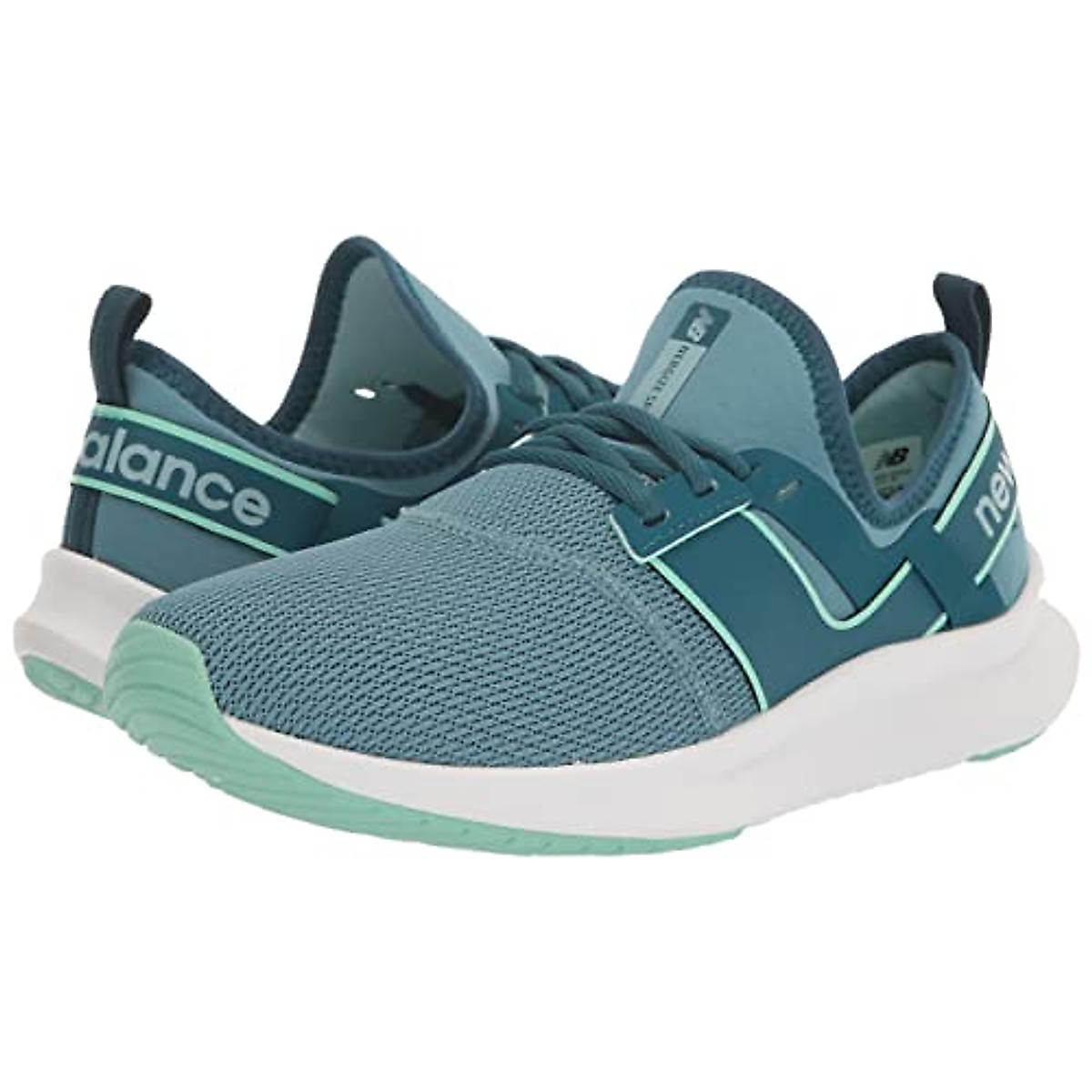 New Balance Women's Nergize Sport V1 Training Shoe, Dark Moonstone/Moonstone/Bright Mint, 6 M