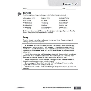 Increasing Fluency with High Frequency Word Phrases Grade 3 (Increasing Fluency Using High Frequency Word Phrases)