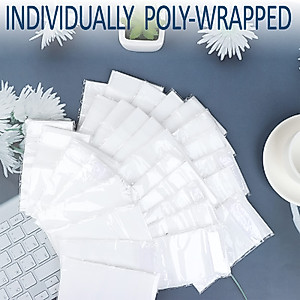 PINKXHY 128 Pieces Disposable Spa Facial Headbands Stretch Non-Woven Facial Headband Soft Skin Care Hair Band with Convenient Closure for Women Girls Salons Esthetician Supplies, White Large