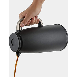 Zojirushi AH-FAE10BZ, Glass Vacuum Carafe, 1.0-Liter, Imono Black, Made in Japan