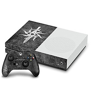 Head Case Designs Officially Licensed EA Bioware Dragon Age Distressed Symbol Inquisition Graphics Vinyl Sticker Gaming Skin Decal Cover Compatible with Xbox One S Console and Controller Bundle