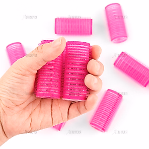 AUEAR, 12 PCS Self Grip Curlers Rollers Salon Hairdressing Holding DIY Hair Styling Curling Tools for Women Men