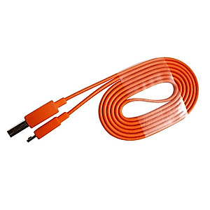 Replacement Flip 4 Charging Cable Micro USB Fast Charger Flat Power Cord Compatible with JBL Bluetooth Speaker Flip 3 4 GO Xtreme Charge 2+ Charge 3 Pulse 2 3 Clip 2 Micro II Micro Trip Speaker-Orange