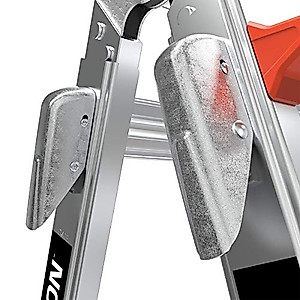 Little Giant Ladders, Revolution with Ratchet Levelers, M26, 26 ft, Multi-Position Ladder, Ratchet™ leg levelers, Aluminum, Type 1A, 300 lbs weight rating (12026-801)