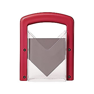 Bagel Slicer, Safety Handle，Bagel Cutter Stainless Steel (Red)