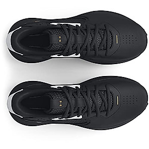 Under Armour Unisex Lockdown 6 Basketball Shoe, Black, 7, US