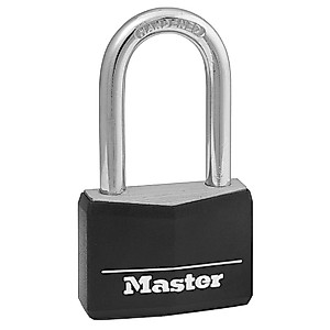 Master Lock Covered Aluminum Lock, Locker Lock with Key, Key Lock for Outdoors, 1 Pack, 141DLF