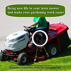 4 Pack lawn mower Deck Wheels Replacement 753-04856A Fits Cub Cadet RZT50 RZT54 LT1050 AM116299 M111489