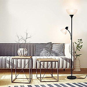 THOVAS Floor Lamp Free Stand Floor Lamp 3-Way 150W Main Uplight and Adjustable Reading Light for Living Room/Office/Bedroom by ONEXT