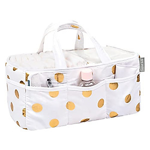 Gold Foil Dot Storage Caddy