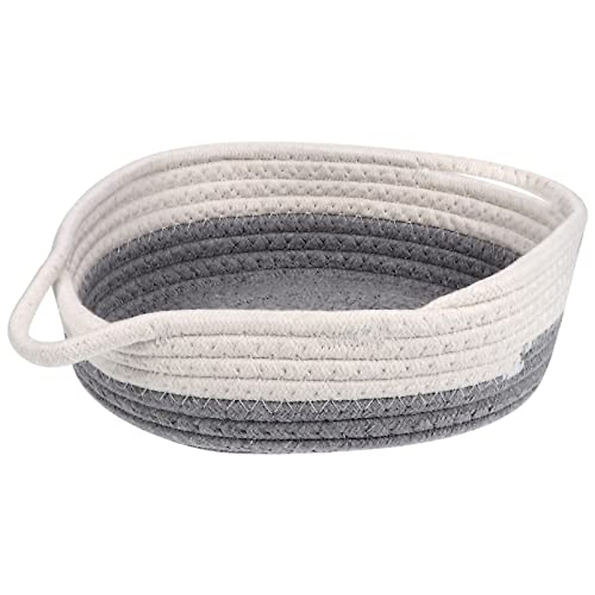 Cabilock 2pcs Hampers Makeup Hand Organizer Baskets Rope Home Straw with Bottle Bins Kids Hamper Sundries Handles Jewelry Tray Cotton Toys Towels Xxcm Nursery Tools Collapsible Clothes Toy