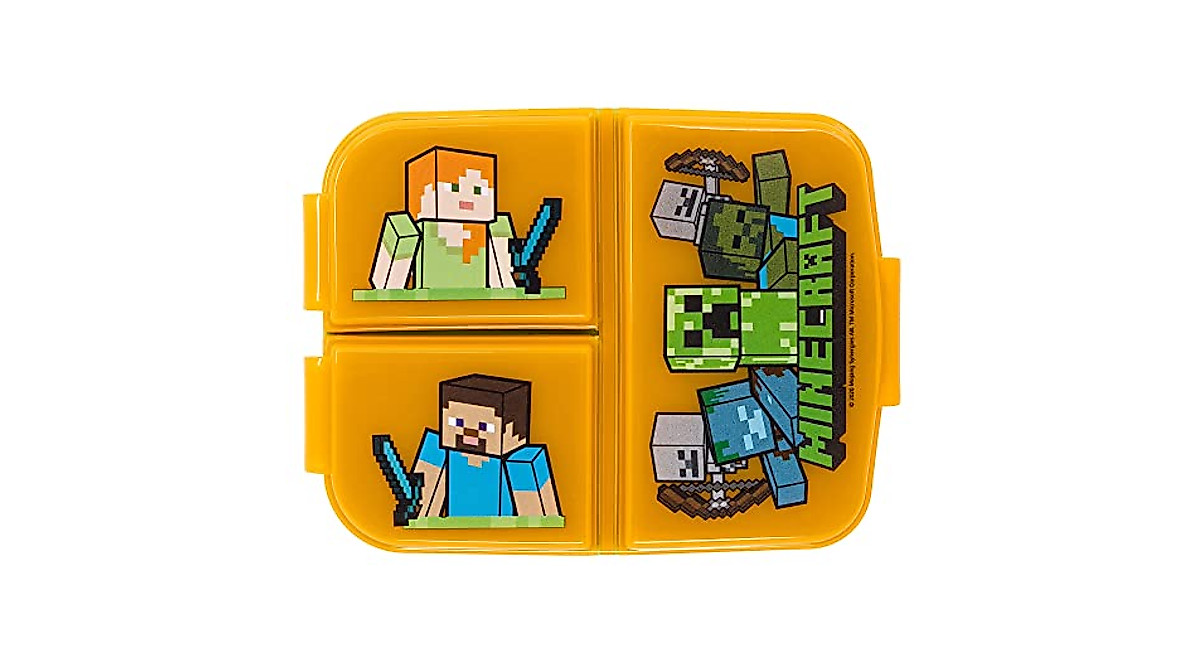 Stor Minecraft Multi Compartment Sandwich Box for Kids