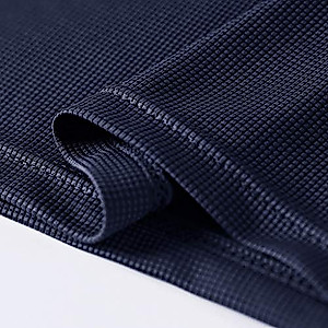 YOMXL Men's Short Sleeve Crew Neck Sports Tee Lightweight Quick Dry Breathable Tops Summer Casual Outdoor T-Shirt Dark Blue