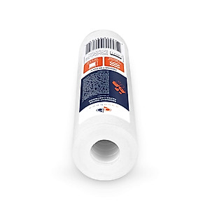 Aquaboon 6-Pack 1 Micron 10x2.5" Sediment Water Filter Replacement Cartridge for Any Standard RO Unit, Whole House Sediment Filtration, Compatible with DuPont WFPFC5002, Pentek DGD series, RFC series