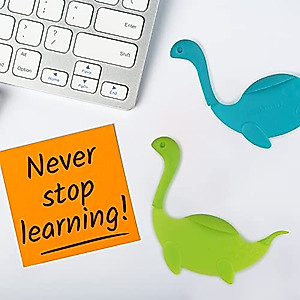 SYMFLOOR Green Water Monster Bookmark - Green Pagekeeper Bookmark Unique Gifts for Readers, Women & Men, Book Markers - Pretty Bookmarks Lightweight Plastic Manga Bookmark for Girls, Boys, Kids