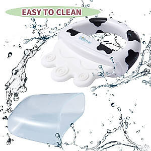 Kidsme Cooling Teething Rings for Babies, Baby Teether for Babies 0-6 Months, BPA-Free Silicone Baby Teething Toys for Breastmilk, Smoothies, Water, Purees, Juice & More