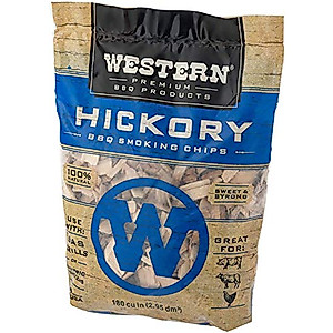 Western Popular BBQ Smoking Wood Chip Variety Pack Bundle (3) - Popular Flavors - Apple & Hickory, with Cherry