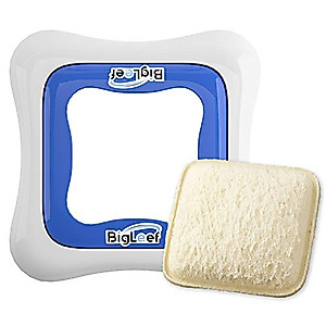 Sandwich Cutter, Sealer and Decruster for Kids - Remove Bread Crust, Make DIY Pocket Sandwiches - Non Toxic, BPA Free, Food Grade Mold - Durable, Portable, Easy to Use (Square)