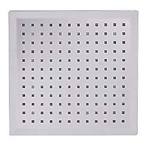 eoocvt 8 inch Square 7 Colors Automatic Changing LED Shower Head Bathroom Showerheads Sprinkler