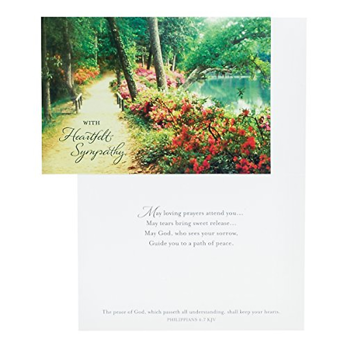 Dayspring - Sympathy - Peaceful Paths - 12 Boxed Cards, KJV (62988), Multi