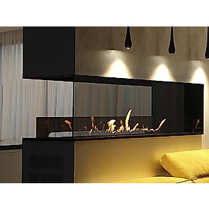 NETZERO Premium Bioethanol Fuel 1 Liter for Ventless Fireplaces, Fire Pit, Stoves and Burners Clean Burning, Sustainable Fuel. (1000ml/ 32oz)…