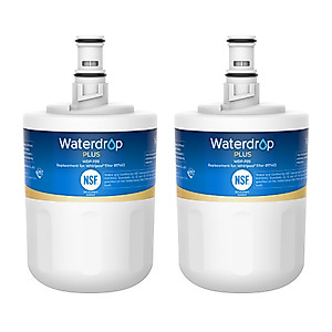 Waterdrop Plus 8171413 Refrigerator Water Filter, Replacement for Whirlpool® 8171413, EDR8D1, Kenmore® 46-9002, NLCS200, NSF 401&53&42 Certified, 𝐑𝐞𝐝𝐮𝐜𝐞 𝐏𝐅𝐀𝐒, Pack of 2