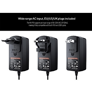 Noctua NV-SPH1, Powered Fan Hub Set with NV-PS1 230/115V AC to 12V DC Power Supply and NV-FH2 8-Way Fan Splitter Board, Ideal for Powering 12V PC Fans Off The Mains (Black)