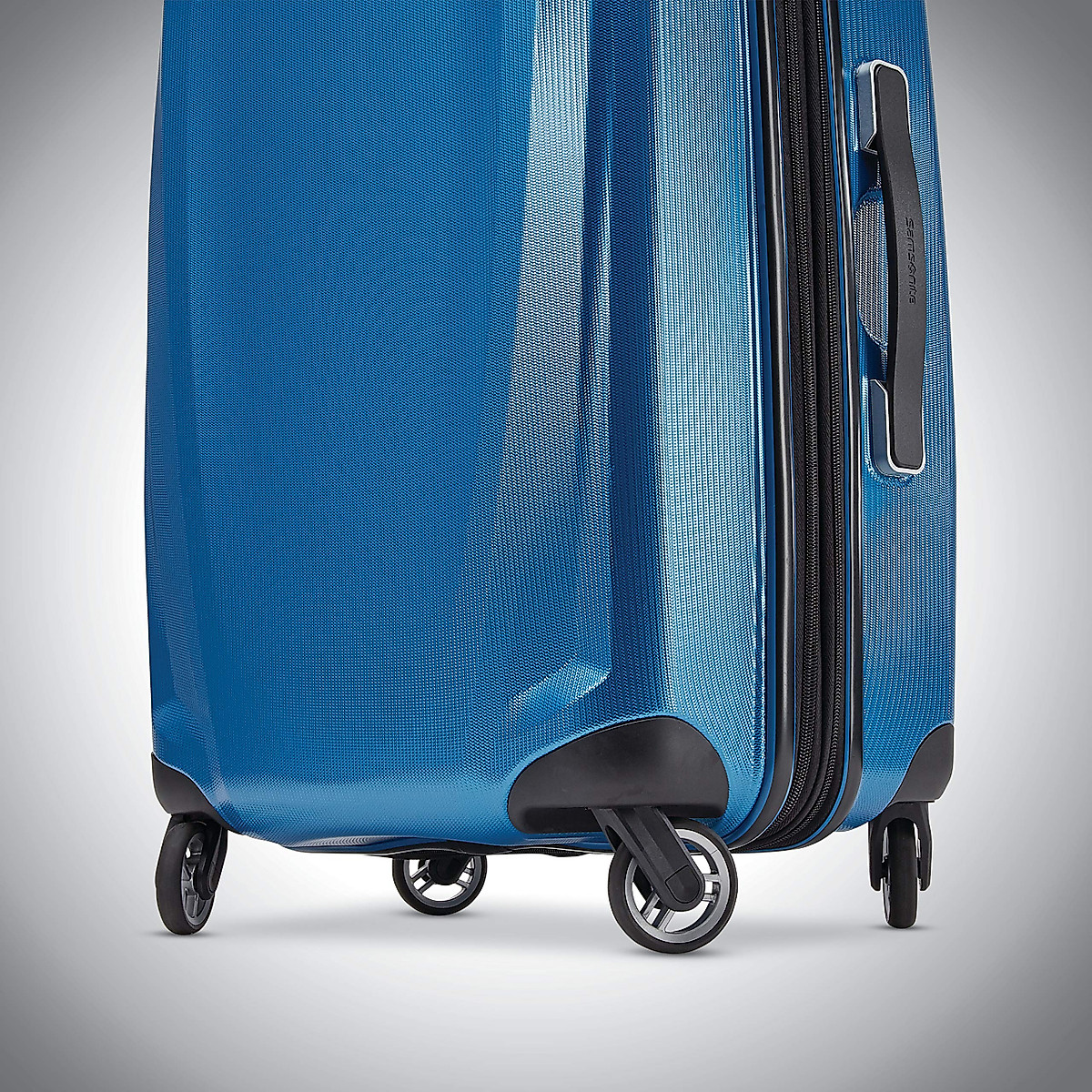 Samsonite Winfield 3 DLX Hardside Expandable Luggage with Spinners, Blue/Navy, 2-Piece Set (20/25)