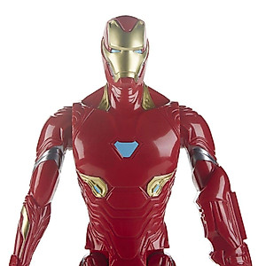 Avengers Marvel Endgame Titan Hero Series Iron Man 12"-Scale Super Hero Action Figure Toy with Titan Hero Power Fx Port