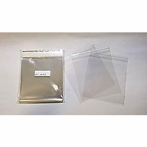 UNIQUEPACKING 100 Pcs 7x7 Clear Resealable Cello/Cellophane Bags Good for Bakery Candle Soap Cookie
