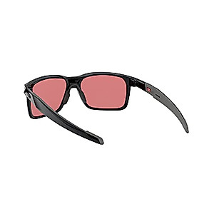 Oakley Men's OO9460 Portal X Rectangular Sunglasses, Polished Black/Prizm Dark Golf, 59 mm