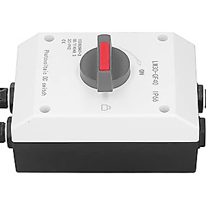 Solar PV DC Quick Disconnect Switch 1500V 32A, DC Miniature Circuit Breaker IP66 Solar Combiner Box for Solar Panel Solar Power System RV ( Proctive)