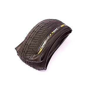 KHE BMX Tire Freestyle MAC2+ Street Park Folding 20 x 2.30 Inches 0.79lbs Black