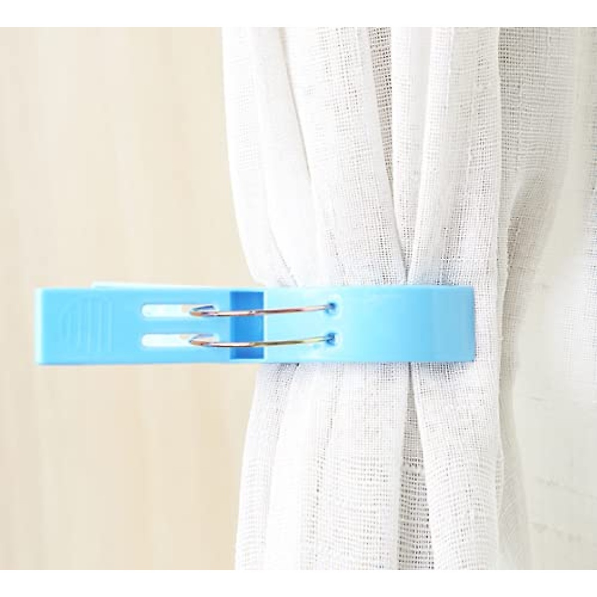 HLLMX 8 PCS Plastic Clip Cloth Clip Towel Clip Chair Clip Prevents Towel, Clothes and Quilt from Blowing Away