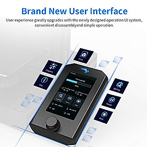 Official Creality Ender 3 V2 Upgraded 3D Printer with Silent Motherboard Branded Power Supply Carborundum Glass Platform Resume Printing Function, DIY FDM 3D Printers Build Size 8.66x8.66x9.84 inch